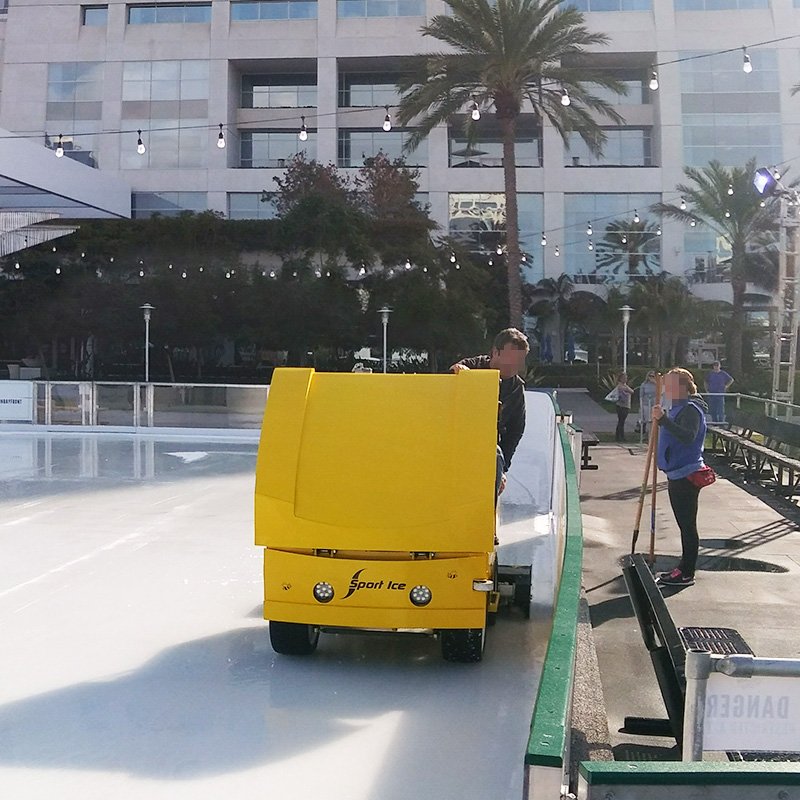 Ice Smoothing Machine | Hockey Rink Maintenance